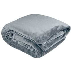 Ultraplush Steel Blue Blanket by Bambury – Cottonbox Pty Ltd