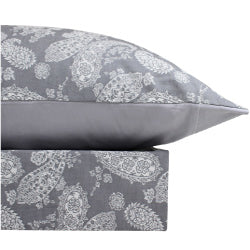 Paisley Silver Quilt Cover Set by Bas Phillips – Cottonbox Pty Ltd