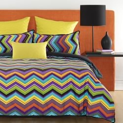 Chevron Quilt Cover Set by Bianca – Cottonbox Pty Ltd