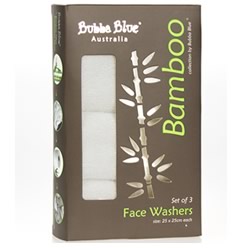 Bamboo 3pk Face Washer Set by Bubba Blue – Cottonbox Pty Ltd