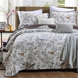 Tula White Coverlet Set by Linen & Thread – Cottonbox Pty Ltd