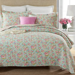 Vintage Rose Coverlet Set by Linen & Thread – Cottonbox Pty Ltd