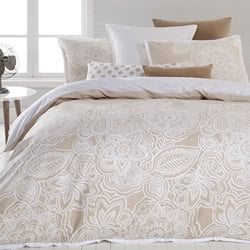 Mecca Natural Quilt Cover Set by Designers Choice – Cottonbox Pty Ltd