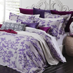 The Cranes Lilac Quilt Cover Set by Florence Broadhurst – Cottonbox Pty Ltd