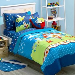 Good Knights Quilt Cover Set by Freckles – Cottonbox Pty Ltd