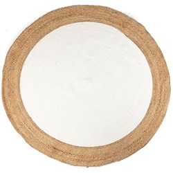 Maha Round White Rug by Accessorize – Cottonbox Pty Ltd