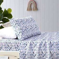 Brushstroke Microfibre Sheet Set by Happy Kids – Cottonbox Pty Ltd