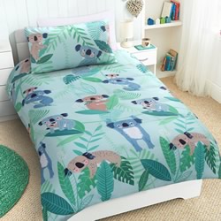 Koala Quilt Cover Set by Happy Kids – Cottonbox Pty Ltd