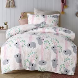 Lovely Koala Quilt Cover Set by Happy Kids – Cottonbox Pty Ltd