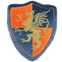 Griffin Shield Novetly Cushion by Hiccups – Cottonbox Pty Ltd