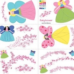 Fairy Bower Wall Stickers (27 Stickers) by Hiccups – Cottonbox Pty Ltd