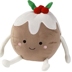 Christmas Pudding Novelty Cushion by Hiccups – Cottonbox Pty Ltd