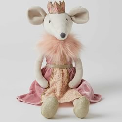 QUEEN Mouse Soft Toy 2 PACK by Jiggle & Giggle – Cottonbox Pty Ltd