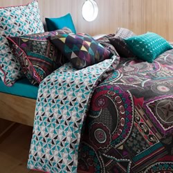 Graphite Quilt Cover Set by Kas – Cottonbox Pty Ltd