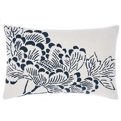 Zane Indigo Cushion (35 x 55cm) by Linen House – Cottonbox Pty Ltd