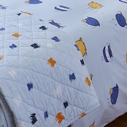 Monsters Throw (150 x 150cm) by Linens n Things – Cottonbox Pty Ltd