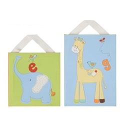 Play Date 2 pce Canvas Art Set by Living Textiles – Cottonbox Pty Ltd