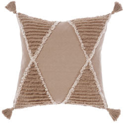 Asha Sand Cushion (48 x 48cm) by Linen House – Cottonbox Pty Ltd