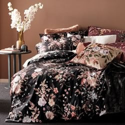 Cecilia Black Quilt Cover Set by Linen House – Cottonbox Pty Ltd