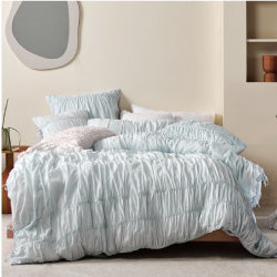 Layla Sky Quilt Cover Set by Linen House – Cottonbox Pty Ltd