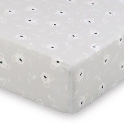 Jungle Organic Fitted Sheet Koala by Little Haven – Cottonbox Pty Ltd