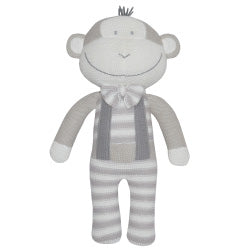 Max The Monkey Knitted Toy by Living Textiles – Cottonbox Pty Ltd