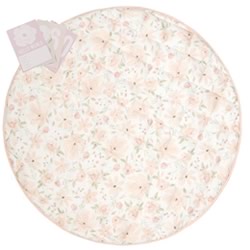 Meadow Round Play Mat With Milestone card by Living Textiles ...