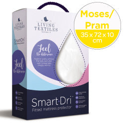 Smart Dri Pram/Moses Mattress Protector by Living Textiles – Cottonbox ...