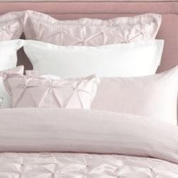 Francesca Blush Cushion (45 x 45cm) by Logan & Mason – Cottonbox Pty Ltd