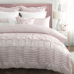 Francesca Blush Quilt Cover Set by Logan & Mason – Cottonbox Pty Ltd