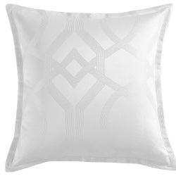 Seville Snow European Pillowcase by Logan & Mason – Cottonbox Pty Ltd
