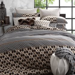 Stratton Gold Quilt Cover Set by Logan & Mason – Cottonbox Pty Ltd