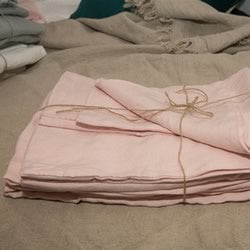 French Linen Blush Sheet Set by Macey & Moore – Cottonbox Pty Ltd