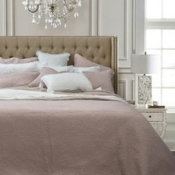 Monet Blush Pink Cotton Coverlet Set by Macey & Moore – Cottonbox Pty Ltd