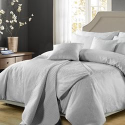 Celeste Powder Blue Quilt Cover Set by Moyle Fine Linen – Cottonbox Pty Ltd