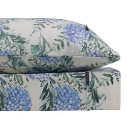 Hydrangea Cotton Flannelette Sheet Set by Odyssey Living – Cottonbox ...