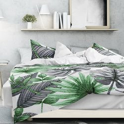 Madagascar Green Quilt Cover Set by Odyssey Living – Cottonbox Pty Ltd