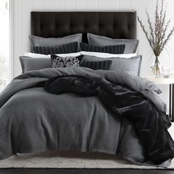 Angus Slate Quilt Cover Set by Private collection – Cottonbox Pty Ltd