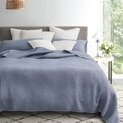Dash Chambray Coverlet by Private Collection – Cottonbox Pty Ltd