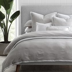 Hemingway Stone Quilt Cover Set by Private collection – Cottonbox Pty Ltd