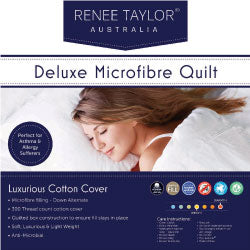 Deluxe High Loft Quilt 600GSM Premium Microfibre by Renee Taylor ...
