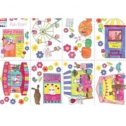 Fun Fair Wall Stickers (A4 pack - 46 stickers) by Hiccups – Cottonbox ...